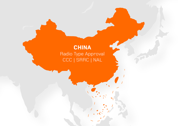 China Radio Type Approval (CCC, SRRC, NAL)